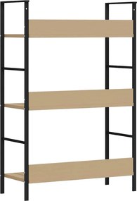 Knihovna se 3 policemi dub 60 x 27,6 x 90,5 cm kompozitní dřevo 288219