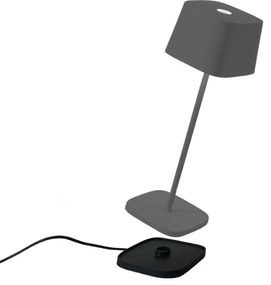 Bezdrátová lampa Ofelia 29 cm tmavě šedá
