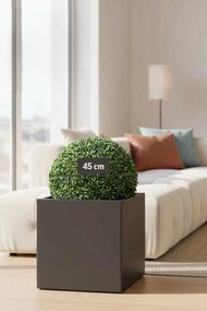 Umělá rostlina BUX, průměr 45 cm, plast, zelená