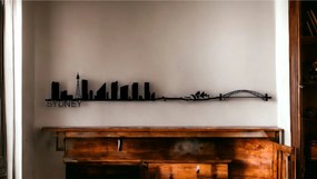 Sydney - kovový obraz na zeď Velikost: 200cm
