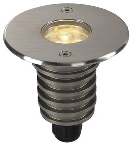 LA 233520 DASAR LED 230V  česaná ocel 230V PowerLED 5W 40° IP67 3000K - BIG WHITE (SLV)