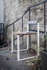 Zahradní nábytek Egoé Zahradní stolička s opěrkou Bistrot Dřevo: termo-jasan bez povrchové úpravy