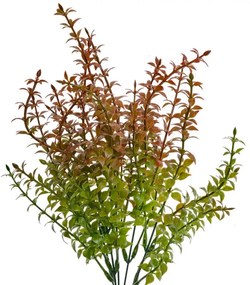 Umělá rostlina zeleno červené lístky – 40 cm