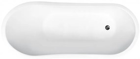 BESCO Volně stojící vana GLORIA bílá Rozměr vany - 160 × 70 cm VANPAO16W