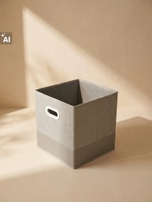 Sinsay - Skládací úložný koš s madlem - šedá
