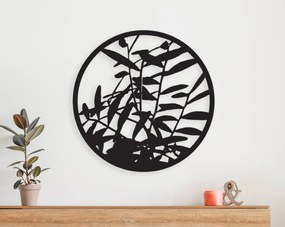 Dřevěný abstraktní obraz - Květiny - na stěnu od 2opice.cz Materiál: DUB SONOMA, Velikost (mm): 350 x 350