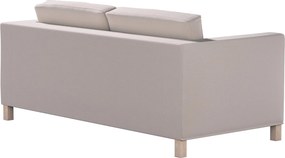 Potah na pohovku IKEA  Karlanda rozkládací, krátký barva béžová látka sametová