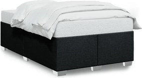 Rám postele bez matrací černá 120x190 cm textil 3284459
