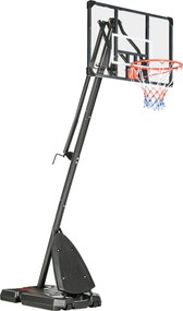SPORTNOW Výškově nastavitelný basketbalový stojan 293-350 cm s odvalovací ocelovou deskou pro zahradu a sportoviště | Aosom.de
