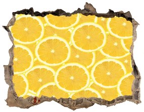 Wallmuralia Samolepící nálepka Plátky citronu 95x64 cm