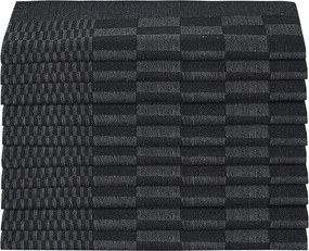 vidaXL Kuchyňské utěrky 10 ks černé a bílé 50 x 70 cm bavlna [136276] Barva: Černobílý