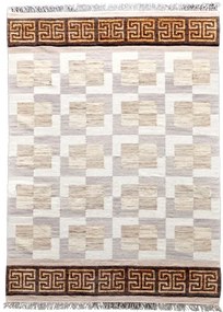 Diamond Carpets India, Ručně vázaný kusový koberec Dante DESP P90 Marble Gold, 160x230, béžová, ložnice