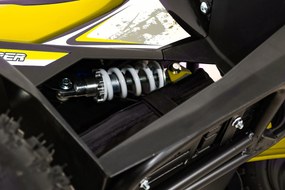 Ramiz Čtyřkolka na baterie E-STAR žlutá 35 km/h + motor 1000W + nafukovací kola + nastavení sedadla