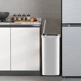 Costway 50 L odpadkový koš se senzorem a víkem Automatický odpadkový koš