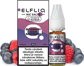 Elfliq Salt Raspberry Borůvka a malina 10ml (20mg)