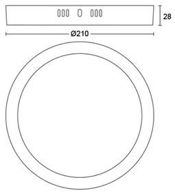 Philips - LED Stropní svítidlo MAGNEOS LED/12W/230V 4000K bílá