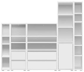 IDEA Knihovna 2 zásuvky IMAGE 22 bílá