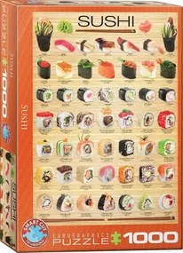 EUROGRAPHICS Puzzle Sushi / 1000 dílků / 48,9 × 67,6 cm