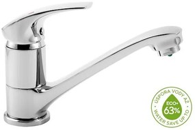 Novaservis Metalia ECO+ dřezová baterie s otočným ramínkem chrom 57096,0e 57096.0E