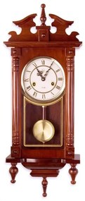Stilista ORPHEUS 1393 Nástěnné kyvadlové hodiny mahagon - 73 cm
