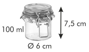 Zavařovací sklenice s klipem TESCOMA DELLA CASA 100 ml