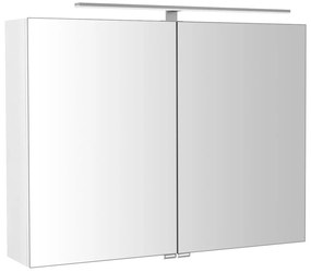 Sapho RIWA 81 x 70 x 17 cm RIW080-0030 galerka s LED osvětlením bílá lesk