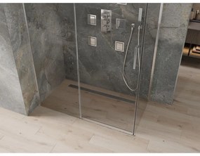 Mexen Omega sprchový kout 130x70cm, 8mm sklo, chromový profil-čiré sklo, 825-130-070-01-00