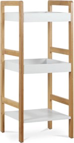 Regál Autronic 30x72 cm bílý Bambus DR-013-3
