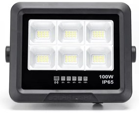 Aigostar - LED Stmívatelný solární reflektor LED/100W/3,4V IP65 + DO