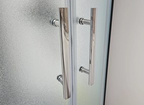 NATALI HARD 90x80 Clear Levý Sprchový kout asymetrický