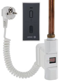 Hydronix Home Plus BASIC topná tyč 300 W Barva topné tyče: Lesklý chrom, Připojení topné tyče: Bez kabelu s mechanickým vypínačem