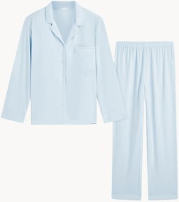 Sada nočního prádla z modalu Light Blue, 2 díly