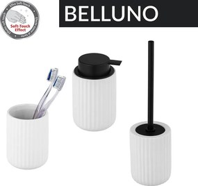 WC kartáč BELLUNO, keramika, bílá, Wenko