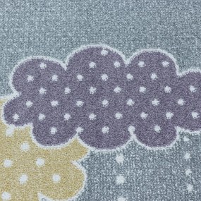 Vopi | Dětský koberec Lucky 3611 grey - Kruh průměr 160 cm