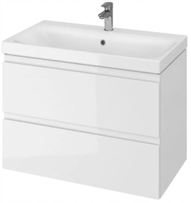 Cersanit Moduo, závěsná skříňka pod umyvadlo 80cm, bílá, S929-008