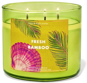 Bath & Body Works Fresh Bamboo, vonná svíčka 411g