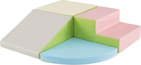 Costway 4 PCS. Schaumstoffbausteine zum Toben a Klettern – růžová + zelená