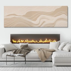 Obraz na plátně - V jemných cestách FeelHappy.cz Velikost obrazu (šířka x výška): 120 x 40 cm