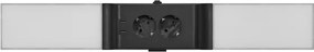 Osram - LED Stm podlinkové svítidlo se zásuvkami UNDERCABINET LED/10W/230V černá