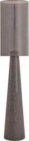 Hnědá stojací lampa s textilním stínidlem (výška 180 cm) Micky – Light & Living