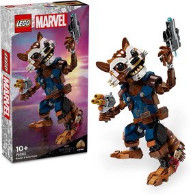 Lego stavebnice lego marvel 76282 rocket a malý groot