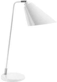 OnaDnes -20% Bílá kovová stolní lampa Kave Home Tipir