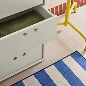 Krémová skříňka 40x118x40 cm Wally – Teulat