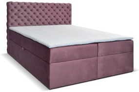 Kontinentální postel 140 cm Orimis (růžová). 1033229