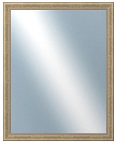 DANTIK - Zarámované zrcadlo - rozměr s rámem cca 80x100 cm z lišty KŘÍDLO malé zlaté patina (2774)