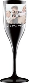 Personalizovaná nerozbitná prosecco sklenice s fotografií