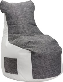XXXLutz SEDACÍ VAK šedá, bílá Carryhome - Sedací vaky - 000277002409