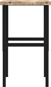 Pracovní stůl 80 x 60 x (73–99,5) cm masivní akácie obdélníkový 3309690