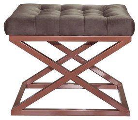 Atelier del Sofa Taburet Capraz - Copper, Brown, Měděná, Hnědá