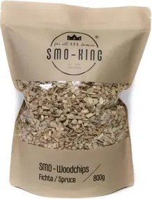 Smo-King Dřevěná štěpka smrk 800g
